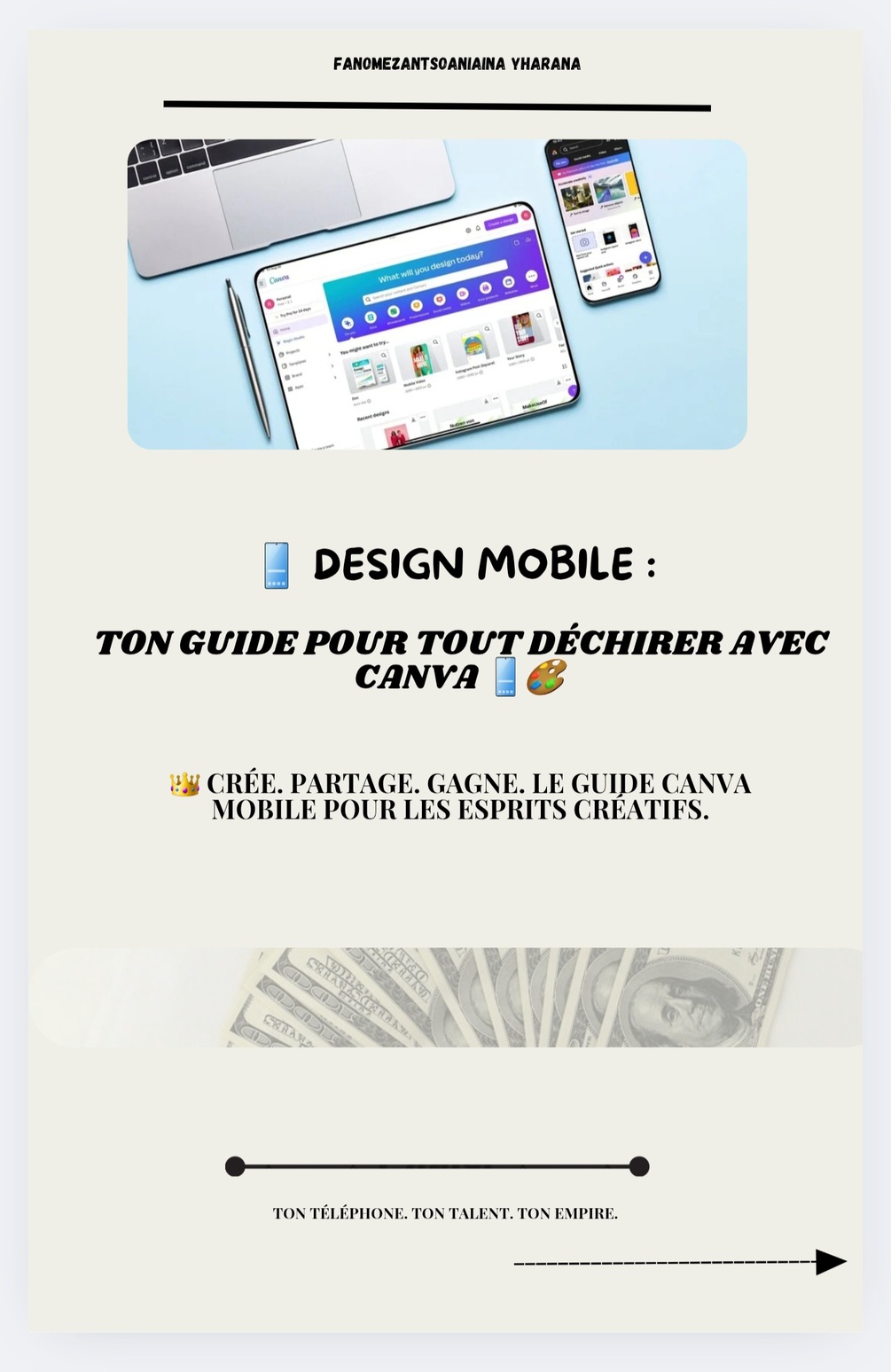 Design fluide, impact solide — Maîtrise Canva mobile easy.