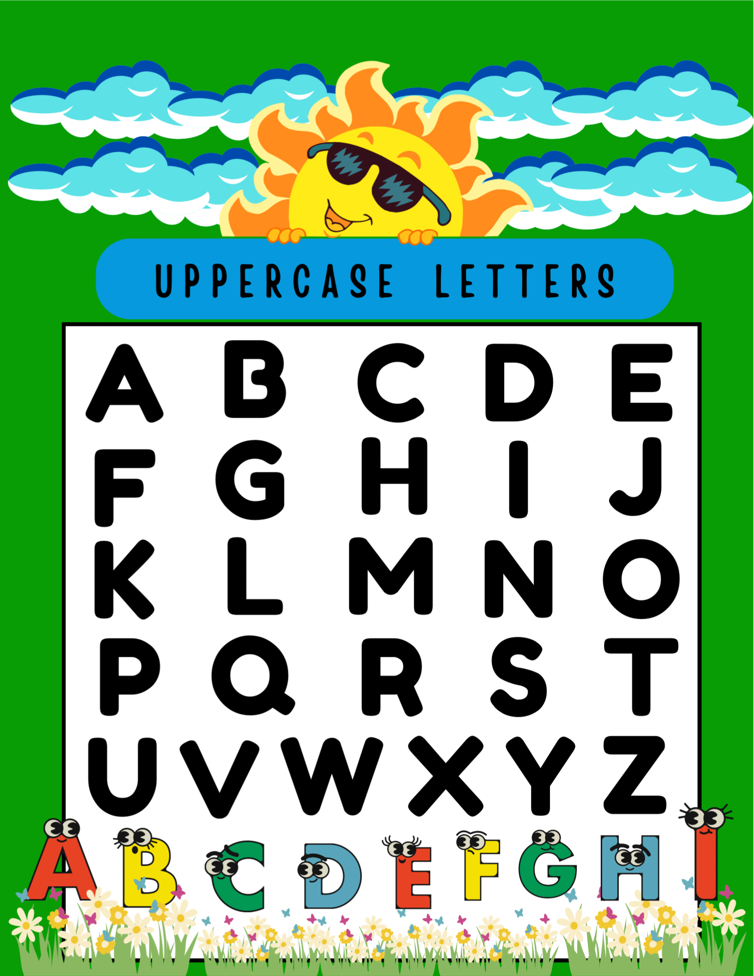 LET'S LEARN ALPHABETS - TRACING AND WRITING ALPHABETS "A" TO "Z ...