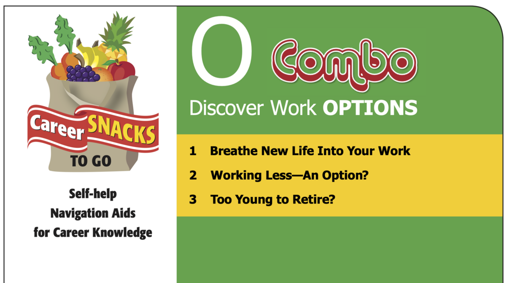 Career SNACKS - The Work OPTIONS Combo