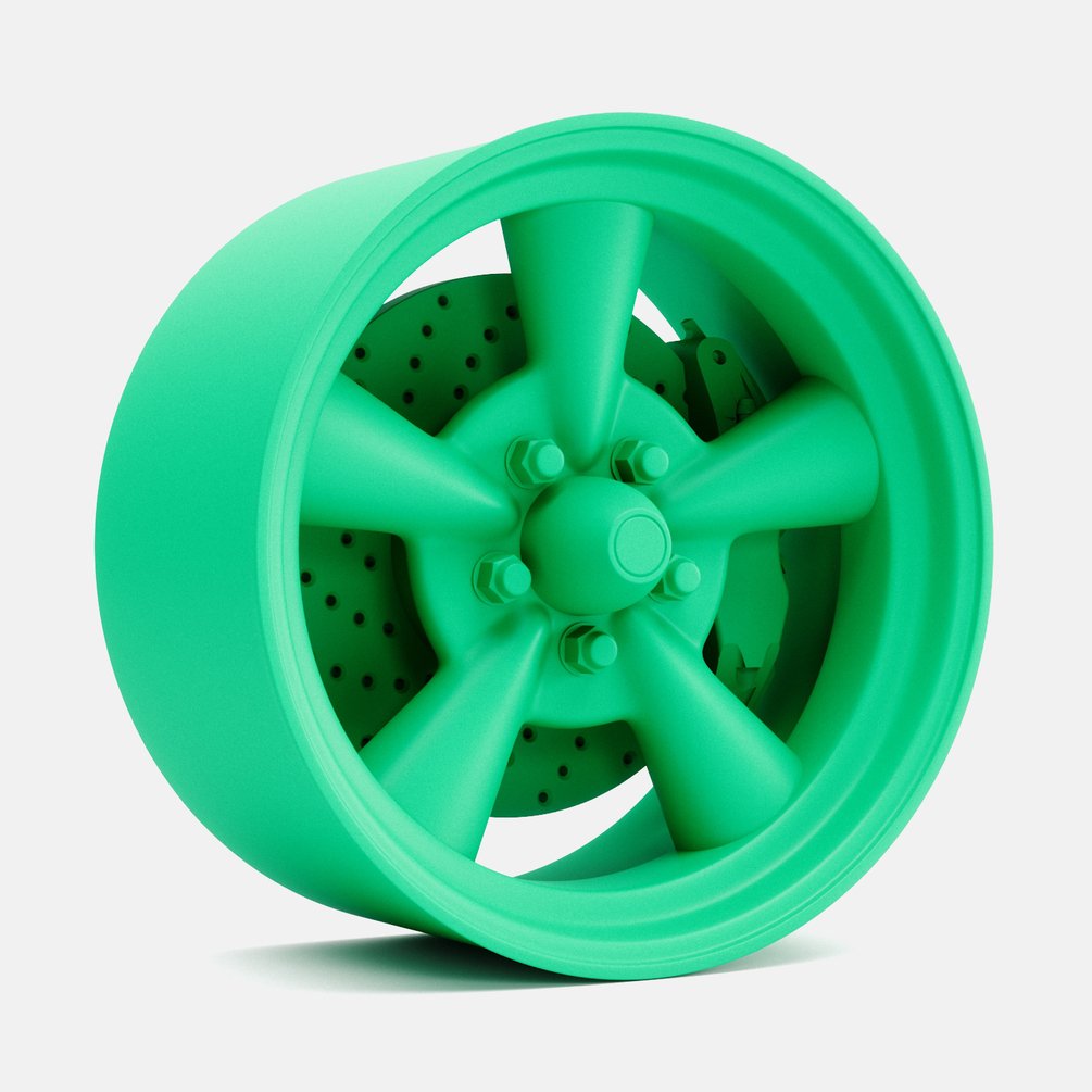 1/24 Scale, 15x8 Pacer Supreme Wheel and Brake