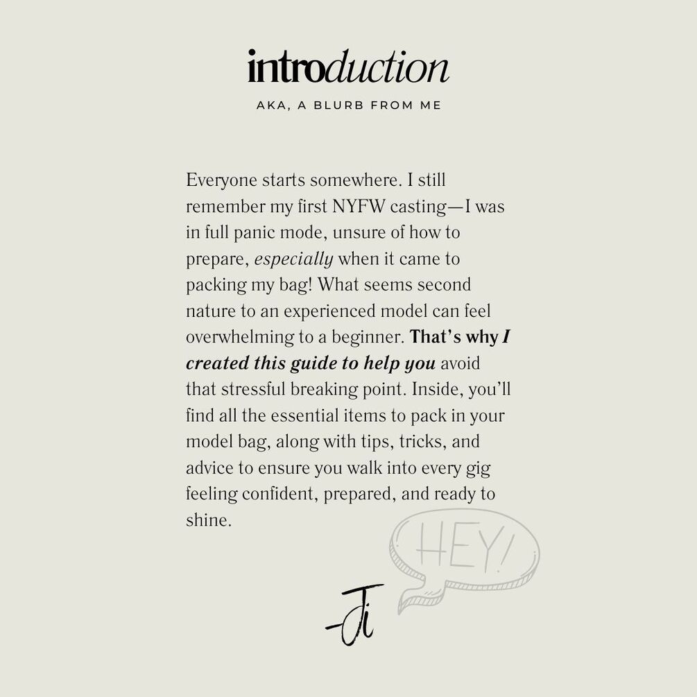 Runway Prep: What to Bring