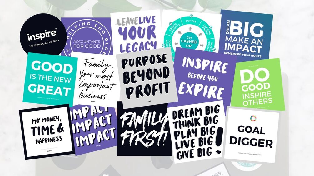 Here's the exact ‘merchandise’ that I created to make our firm values ...