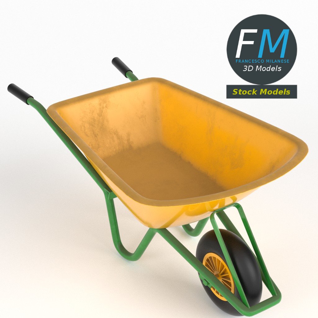 3D MODEL - Wheelbarrow