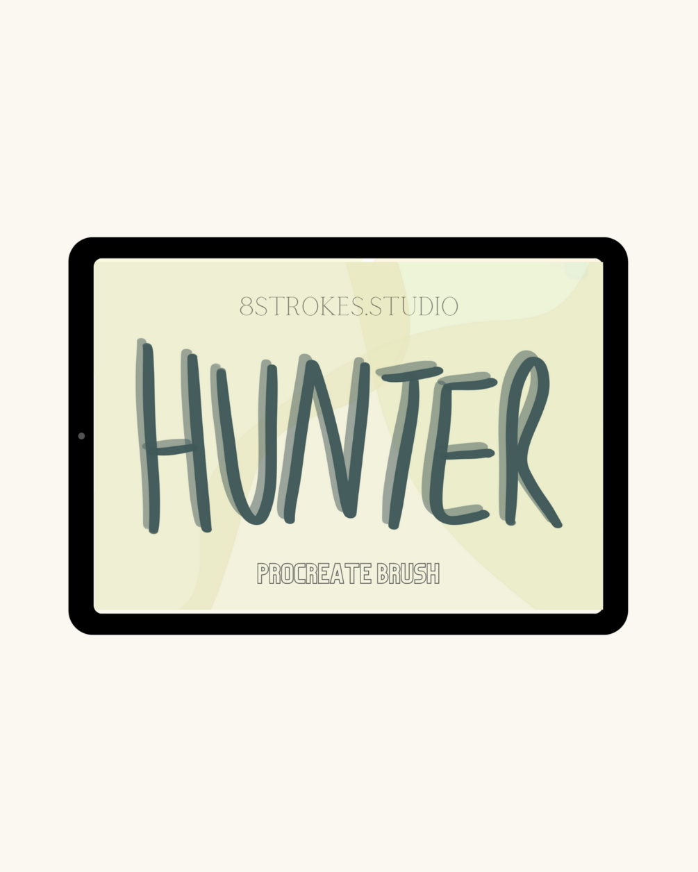 Hunter Shadow Procreate Brush | Lettering | Drawing | Calligraphy ...