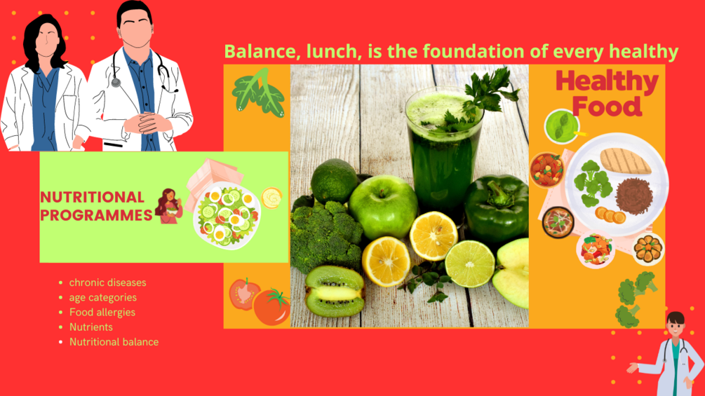 Balance, lunch, is the foundation of every health
