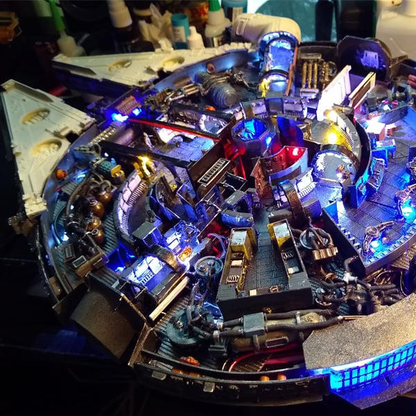 Millennium Falcon All Kits Bundle Full Detail