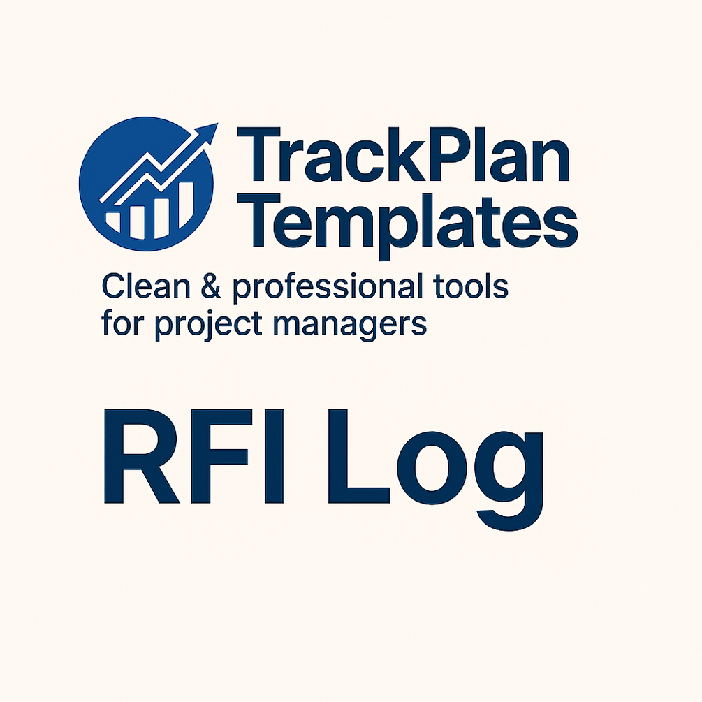 TrackPlan RFI Tracking Log Template