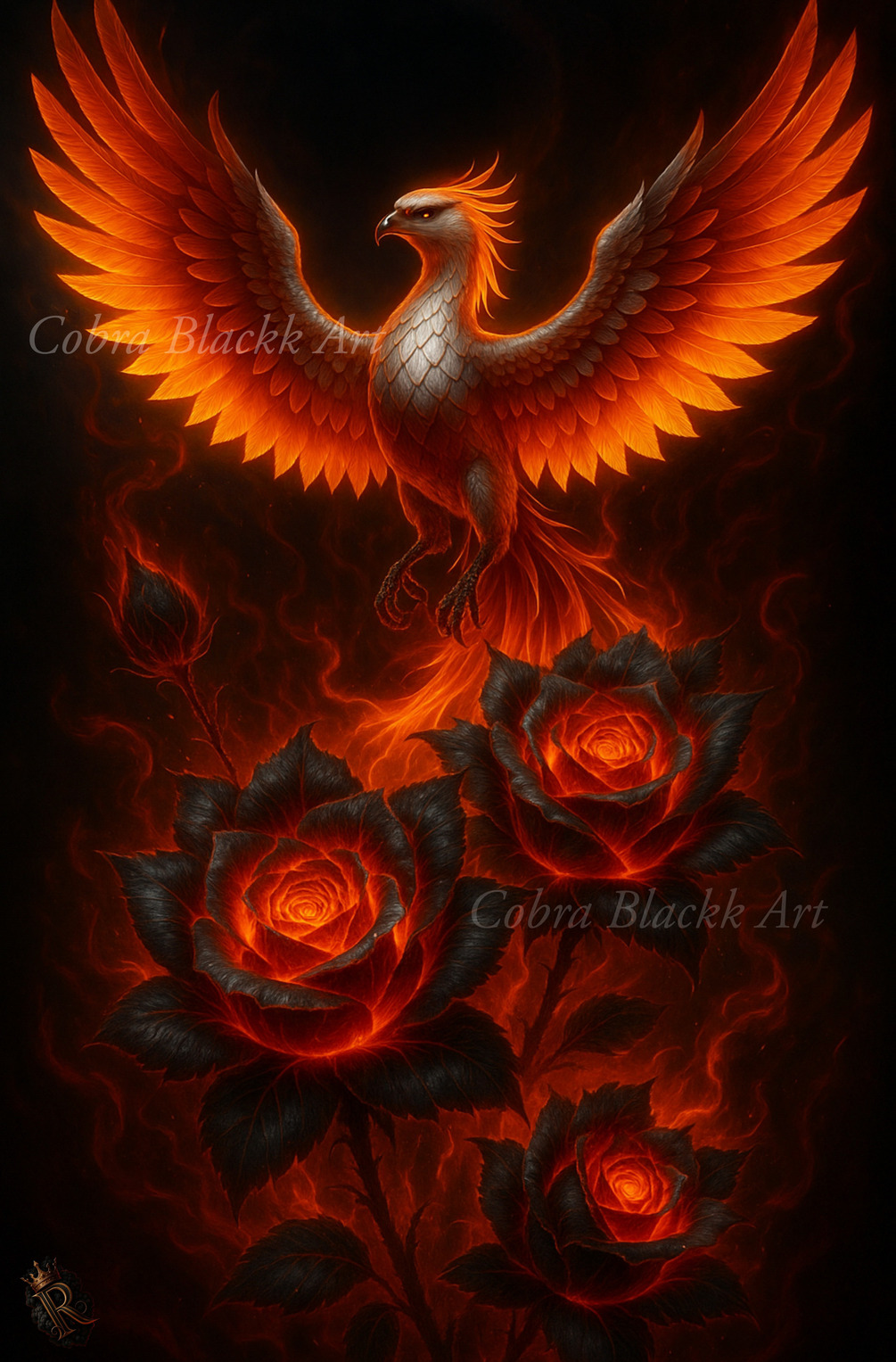 Infernal Phoenix Serpent - Phoenix of the Burning Roses