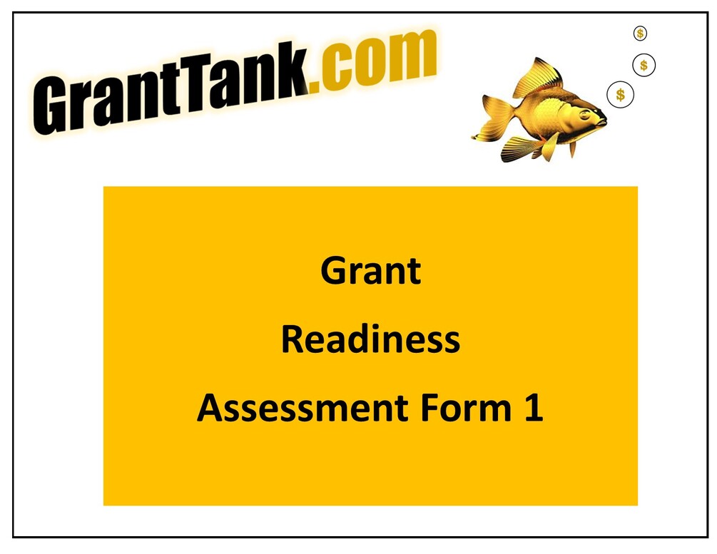 Grant Readiness Assessment 1: Evaluation Tool for Measuring ...