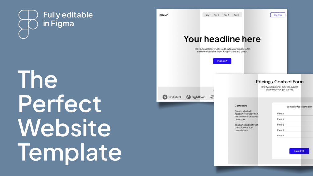 The Perfect Website Template