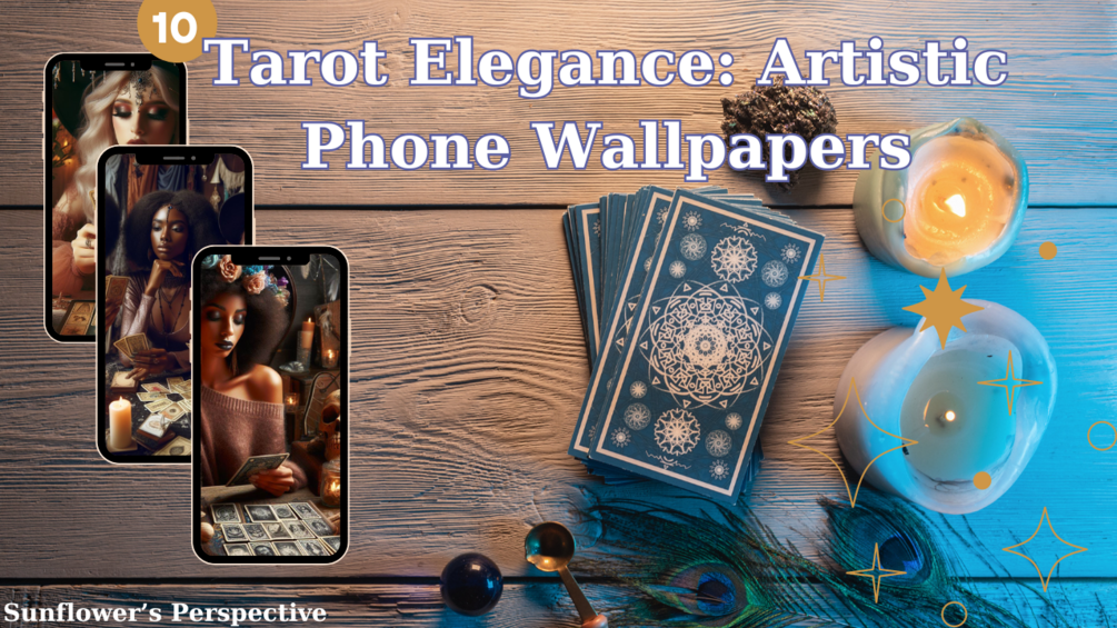 Tarot Elegance: Artistic Phone Wallpapers