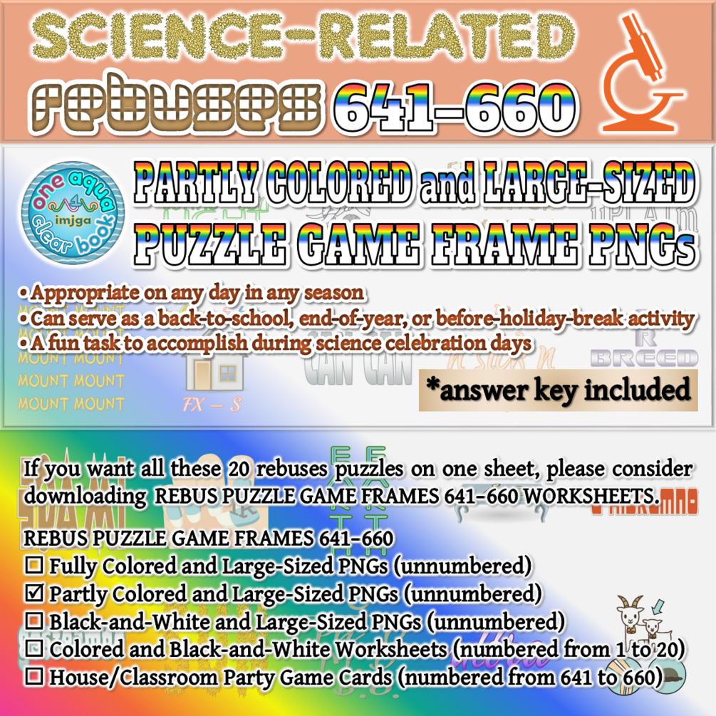 Rebus Puzzles Worksheet