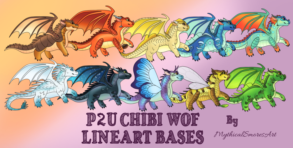 Wings of Fire Chibi Base Pack