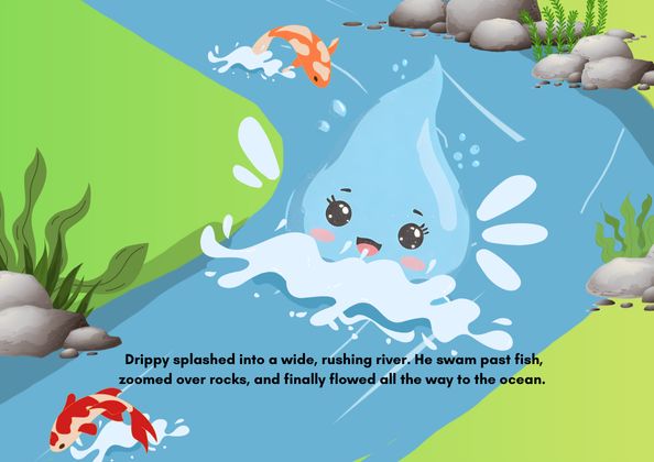 The Adventure of Drippy: The Raindrop book