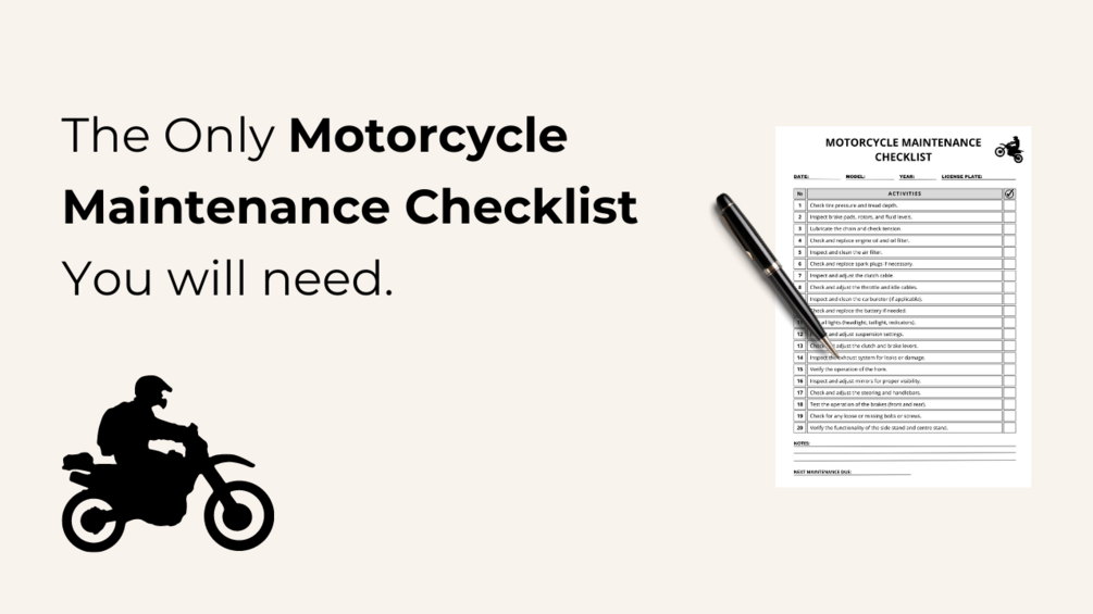 Motorcycle Maintenance Checklist