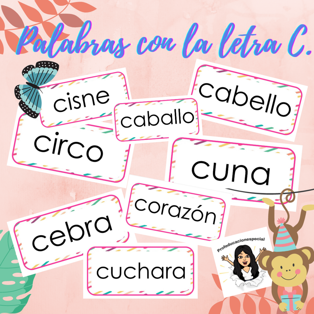 Fichas con la letra C