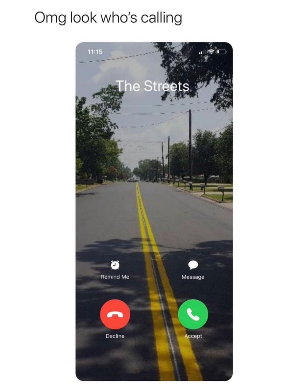 The Street calls template