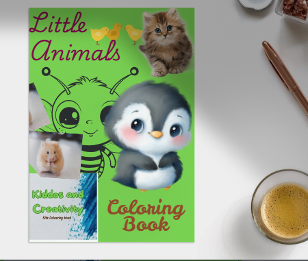 The Little Animals Coloring Book: An Adorable Printable Adventure for Kids!