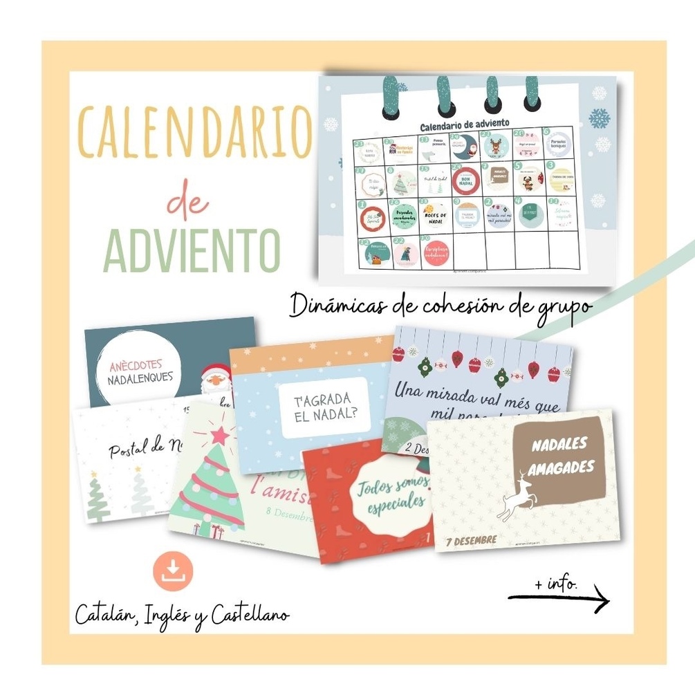 CALENDARI D'ADVENT - CALENDARIO DE ADVIENTO (esp-cat)