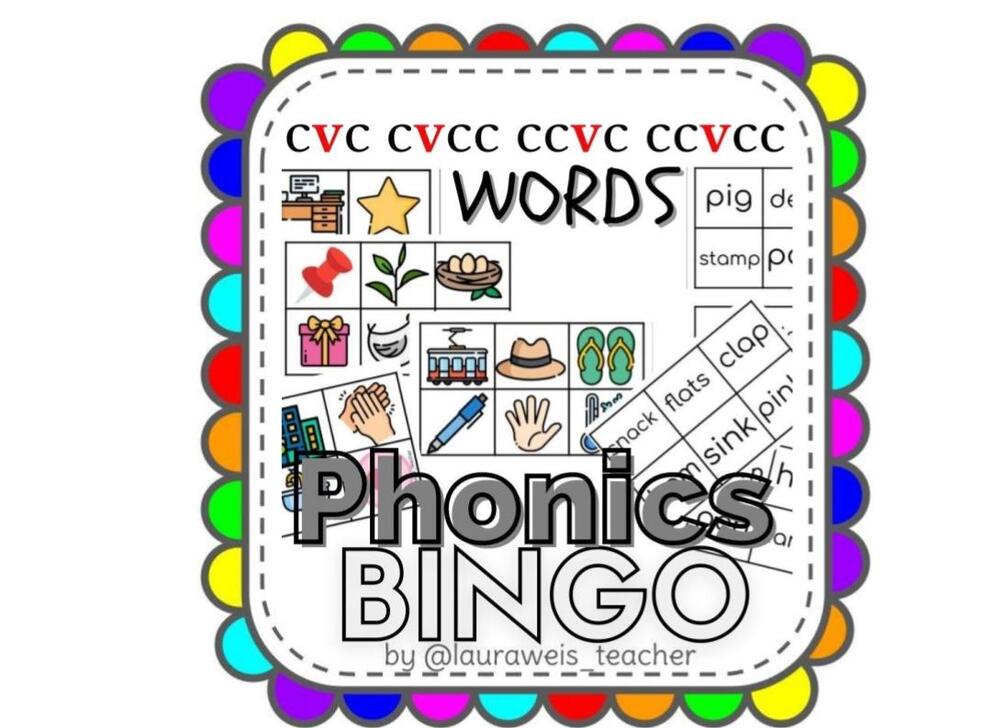 PHONICS BINGO - DECODABLE WORDS