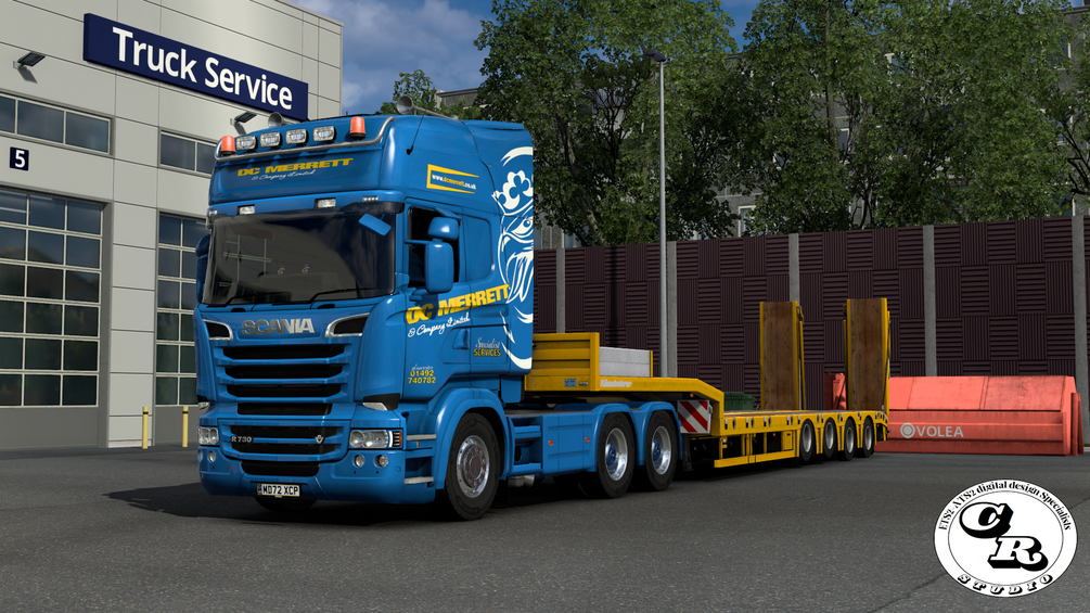 DC Merrett Scania Skin pack