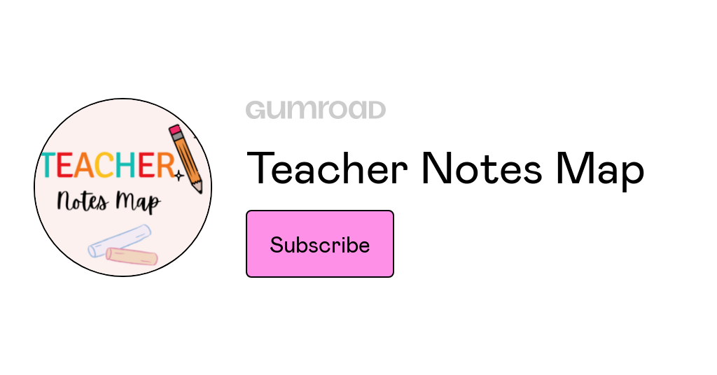 Teacher Notes Map