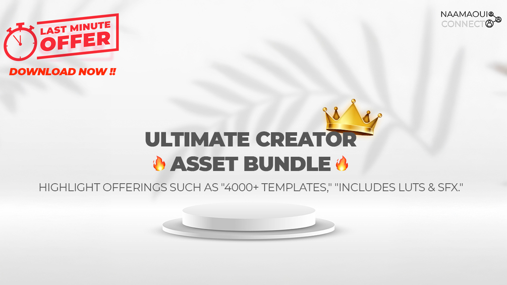 Ultimate Creator Asset Bundle – For Designers & Video Editors (4000+ Files)