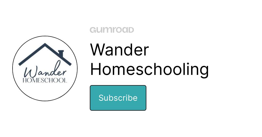 Wander Homeschooling