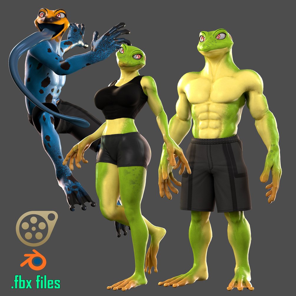 Frog Pack - SFM & Blender/fbx