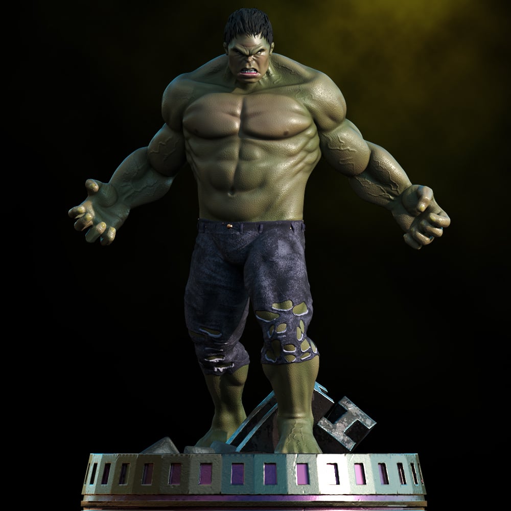 Fanart HULK - Statue