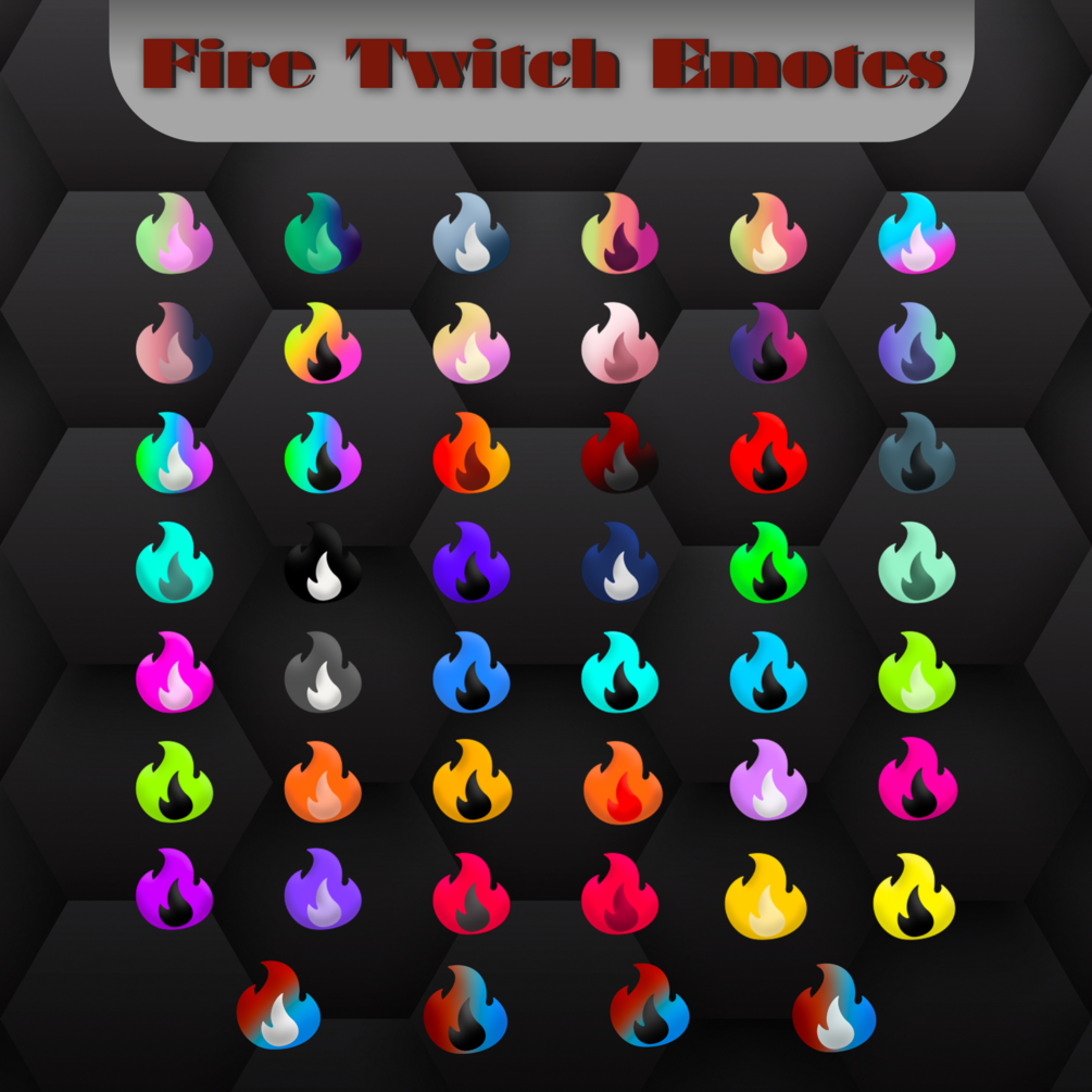 Fire Emotes, Sub Badges, Twitch Emotes, Discord Emotes, Bit Badges ...