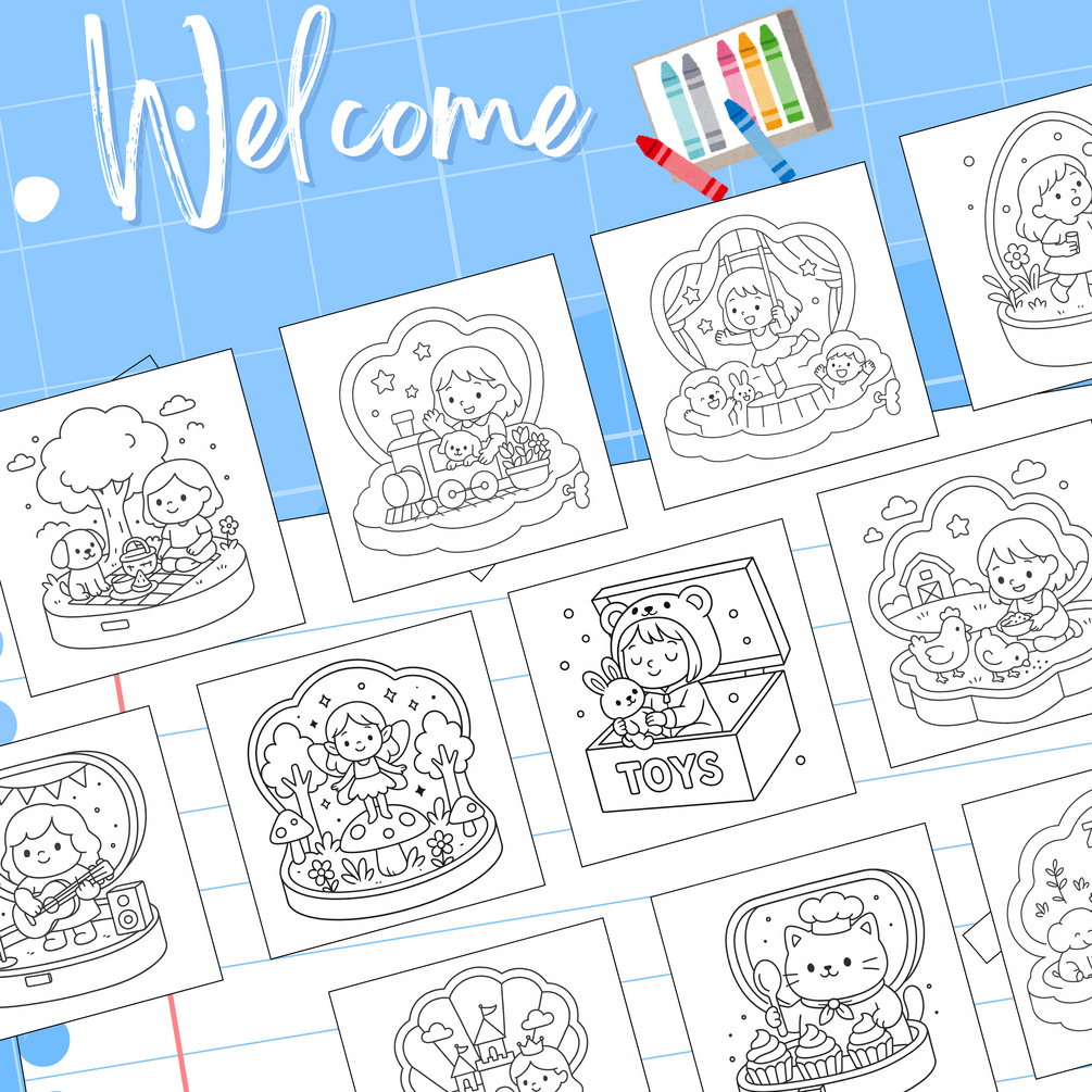 Tranquil Landscapes and Cozy Homes Coloring Book (copy)