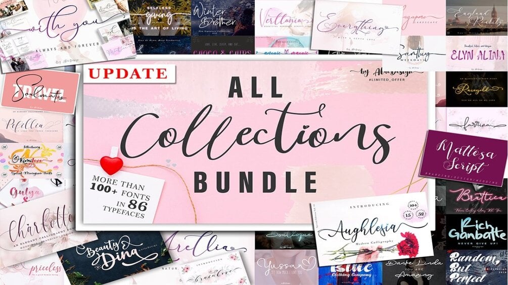 All Collections - Font Bundle