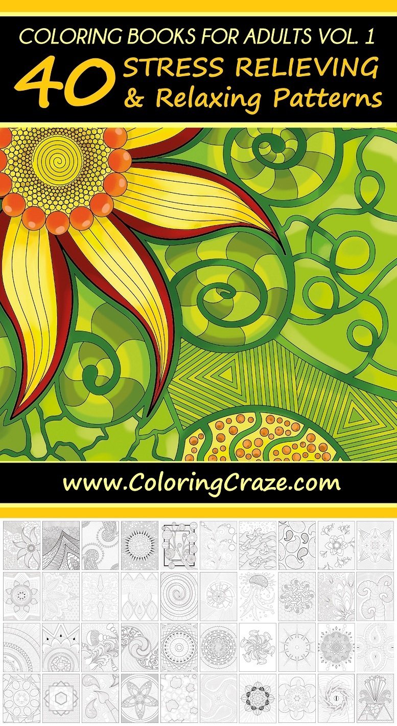 40 Stress Relieving & Relaxing Patterns Volume 1