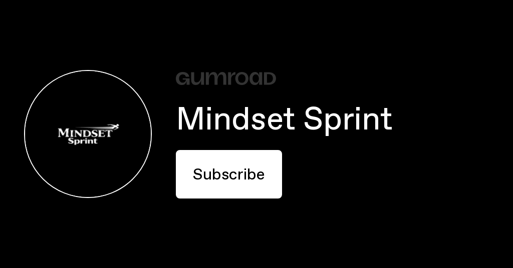 Mindset Sprint