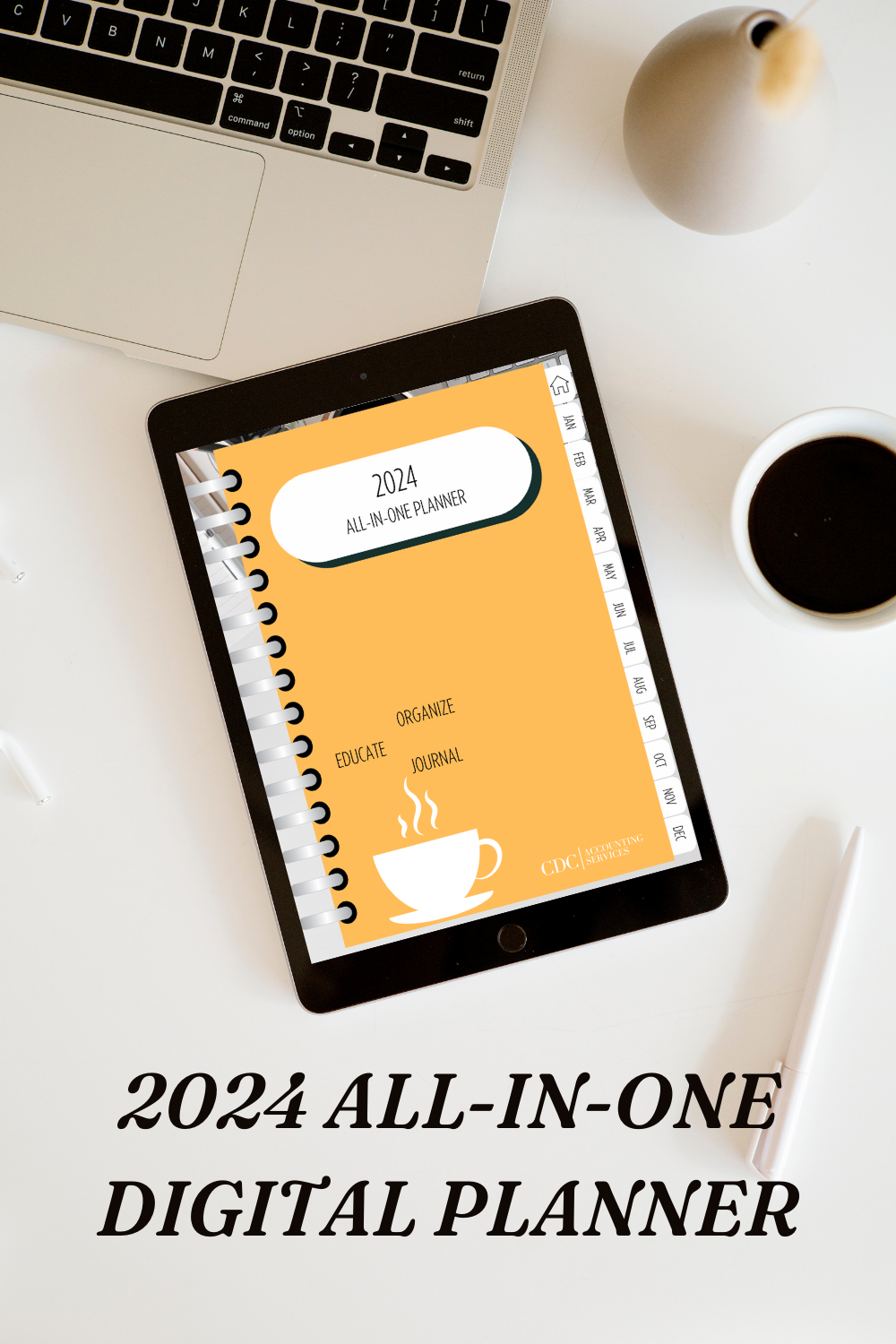 2024 All-In-One Digitial Planner Goodnotes + | Monthly Quotes | Daily ...
