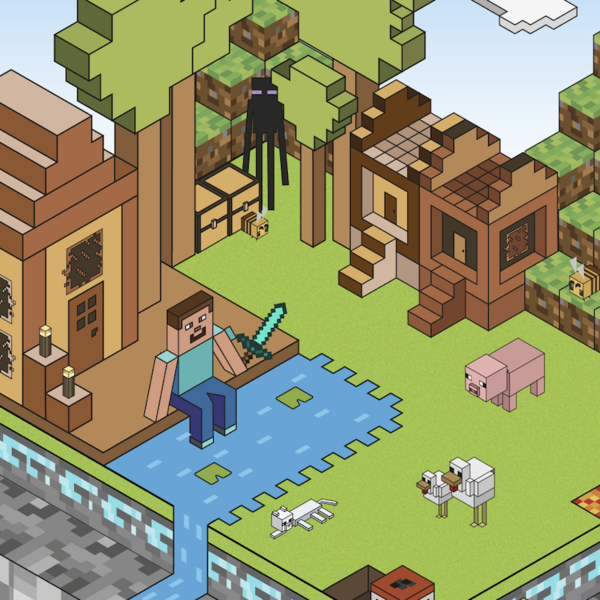 3 Video game Posters bundle (SUPERMARIO-MINECRAFT-PAC-MAN)