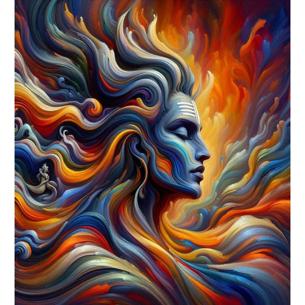 Divine Reflections: Abstract Expression Images of Gods 🎨