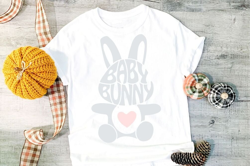 Baby Bunny Easter Cut File | Bunny Word Art