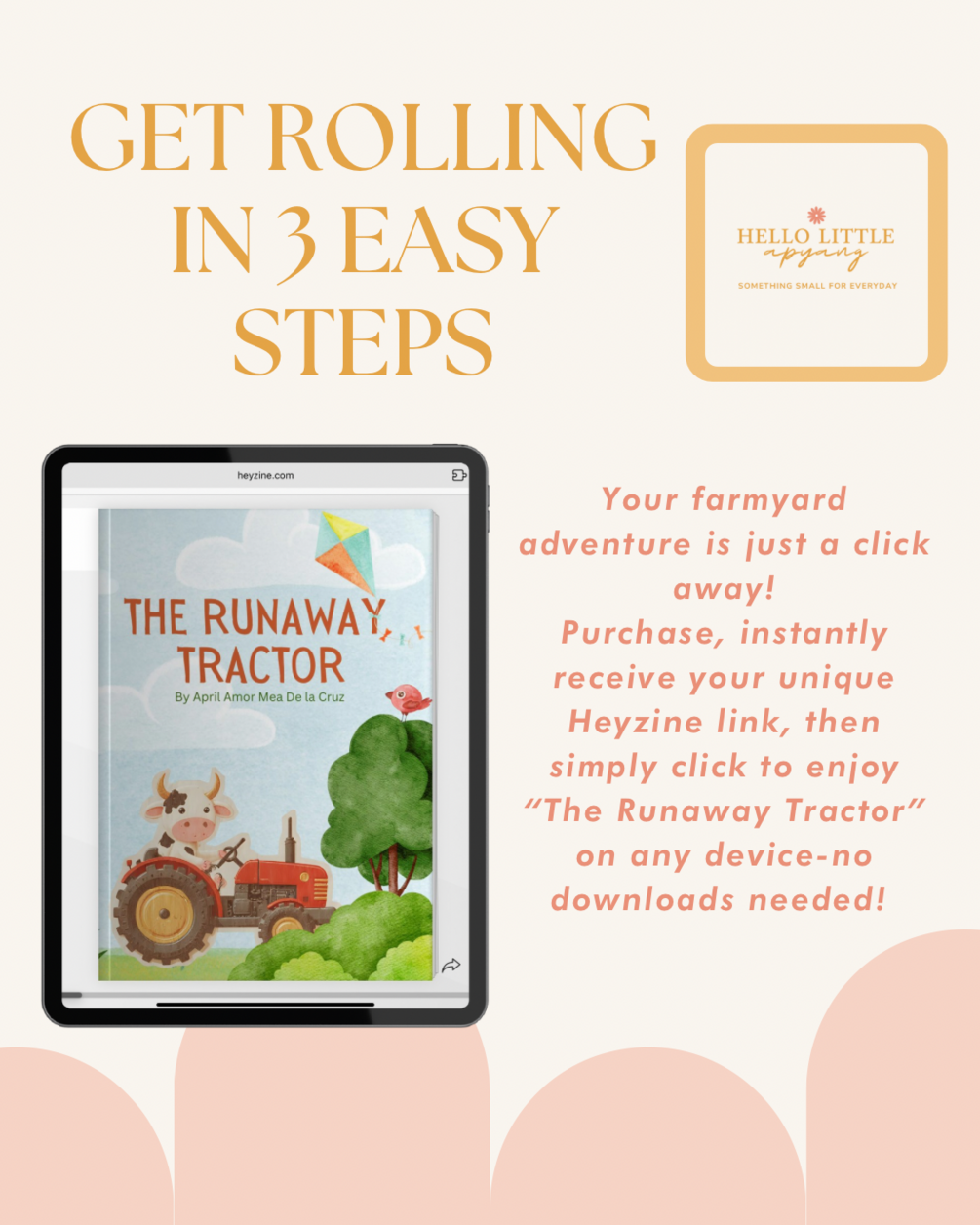 Preschool & Kindergarten eBook: The Runaway Tractor (Interactive ...