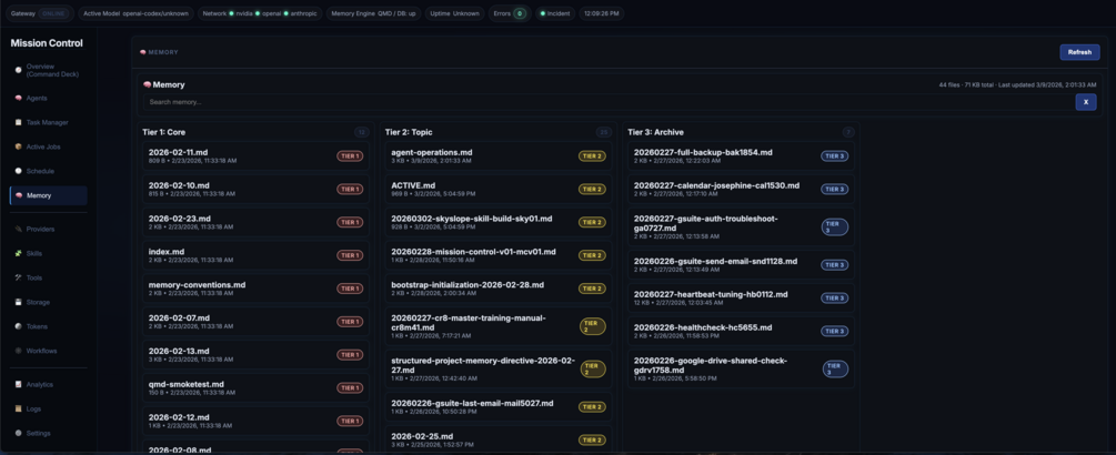 Seba's Mission Control — AI Agent Dashboard Build Prompt for OpenClaw