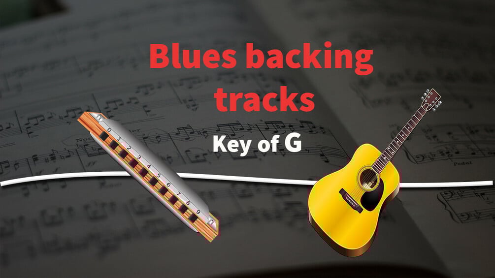 Blues backing tracks in G
