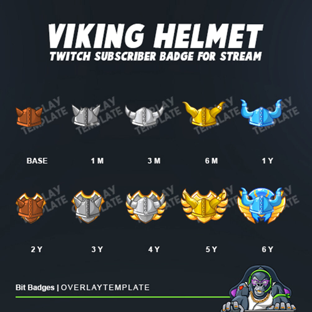 Viking Helmet – Bit Badges