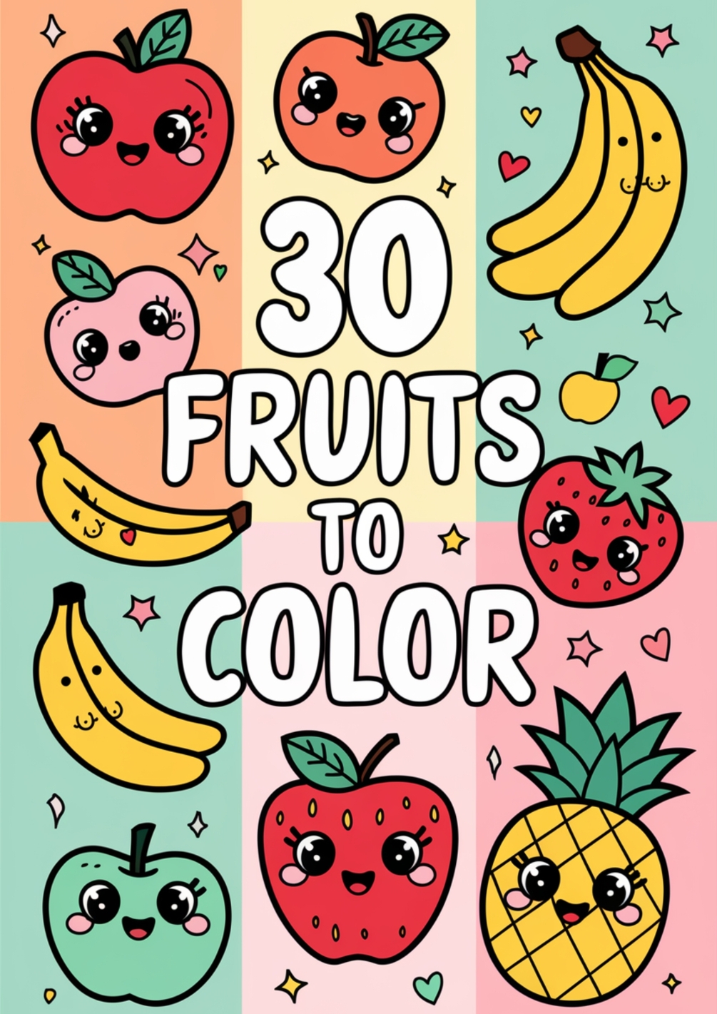 Colorful Fruits: 30 Fun Designs
