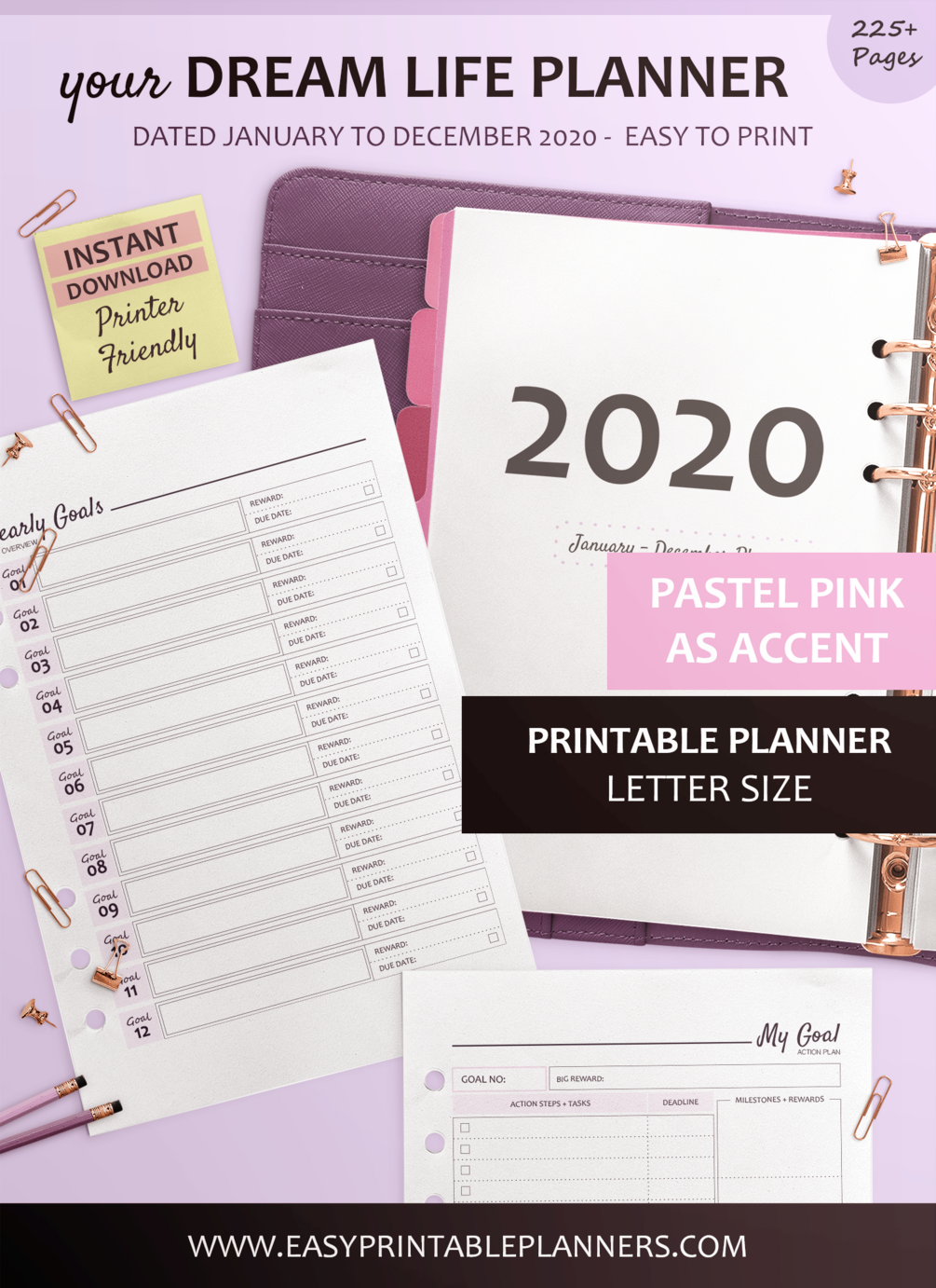2020 Weekly Printable Planner