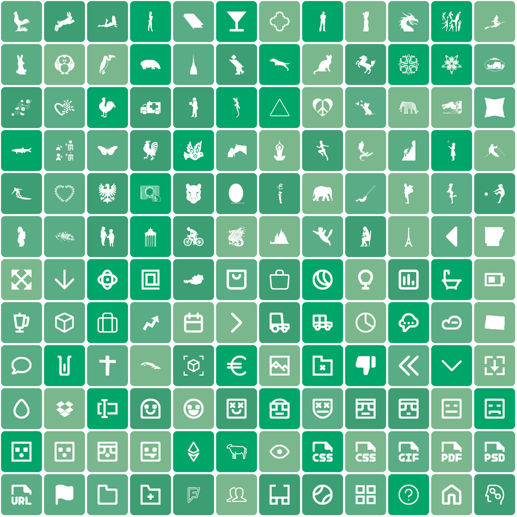 Free Matte Jade Icons Bundle