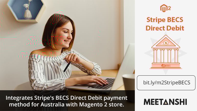 Magento 2 Stripe BECS Direct Debit