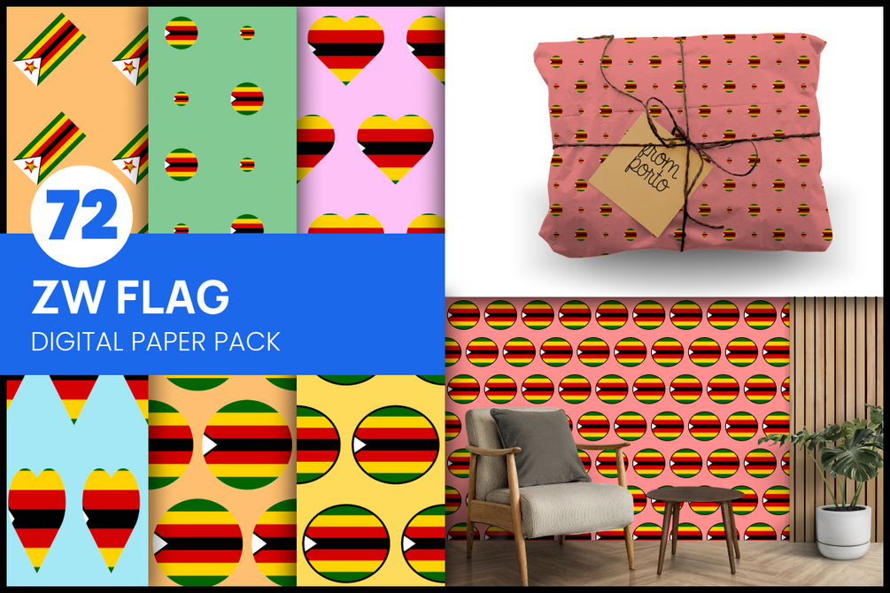 ZW Flag Seamless Patterns