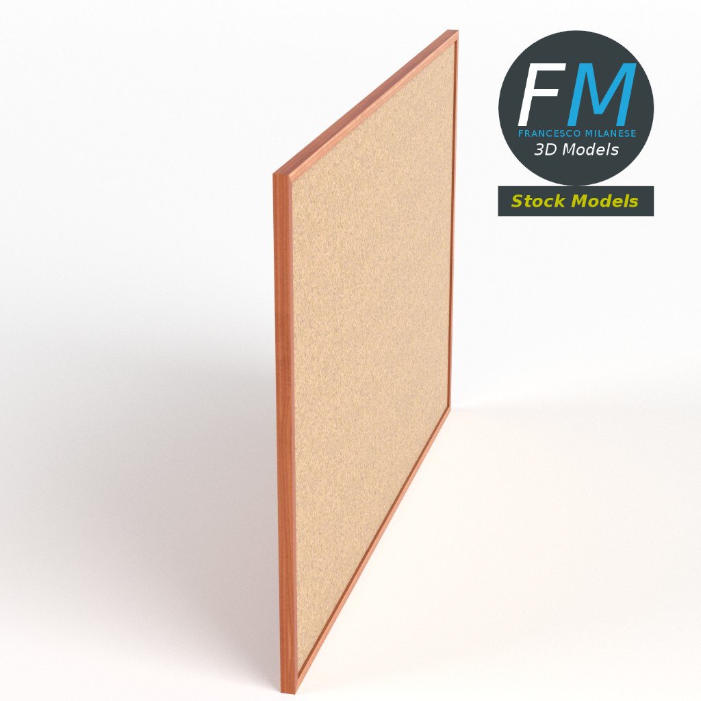 3D MODEL - Corkboard