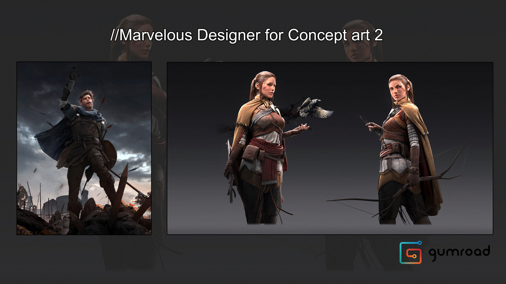 Marvelous Designer For Concept Art 2